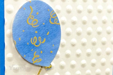 Beautiful Balloon Birthday Card! | Yamstamps.com - Linda's Stamping Blog